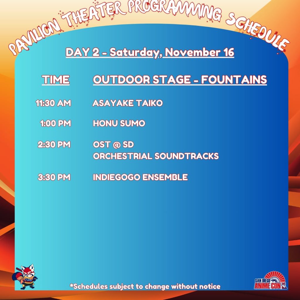 Entertainment - San Diego Anime Con