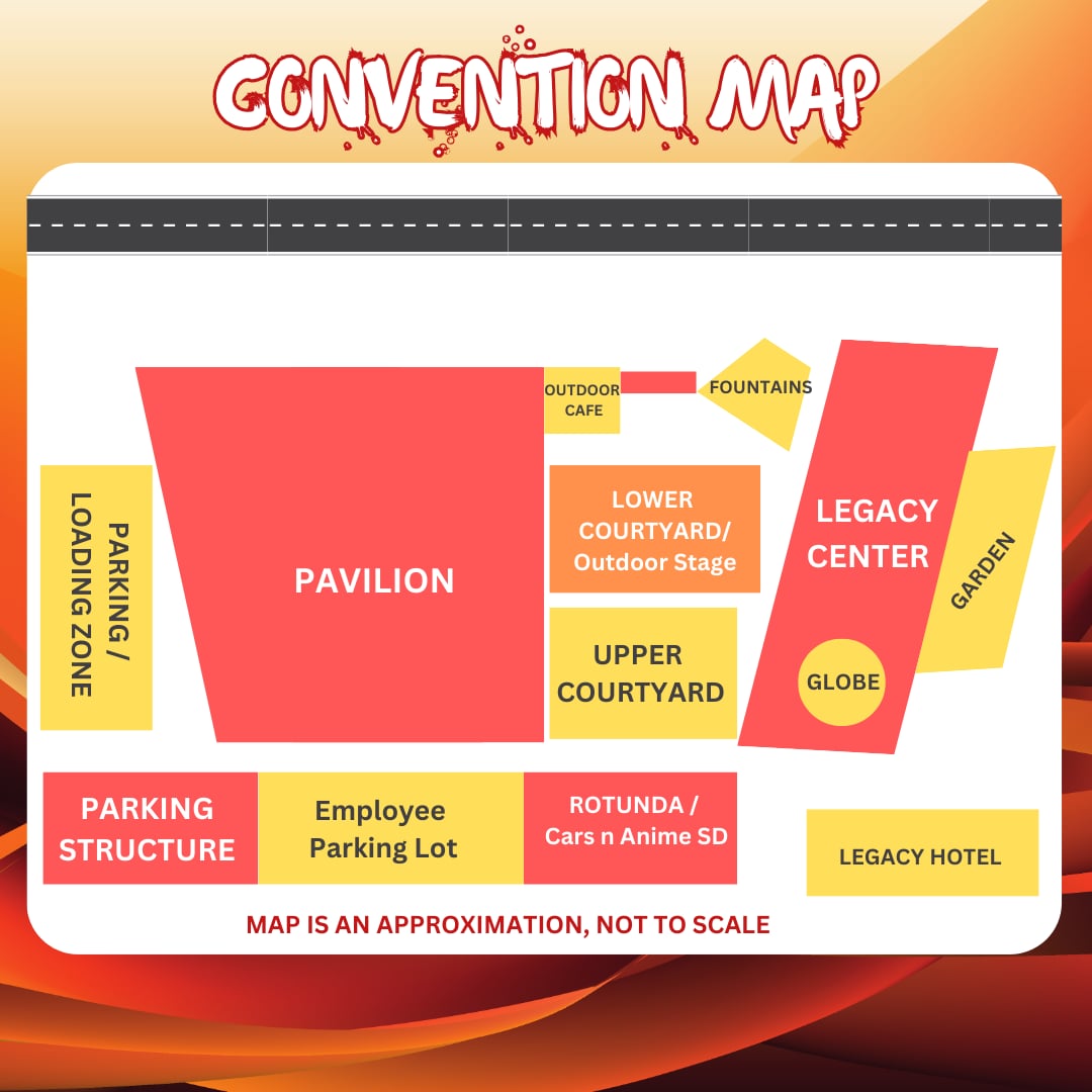 Site Map San Diego Anime Con